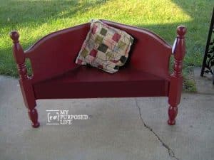 50 Headboard Bench Ideas - My Repurposed Life®