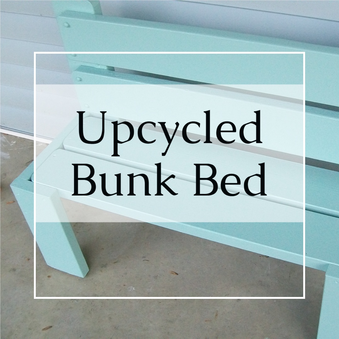 Repurposed Bunk Bed Bench