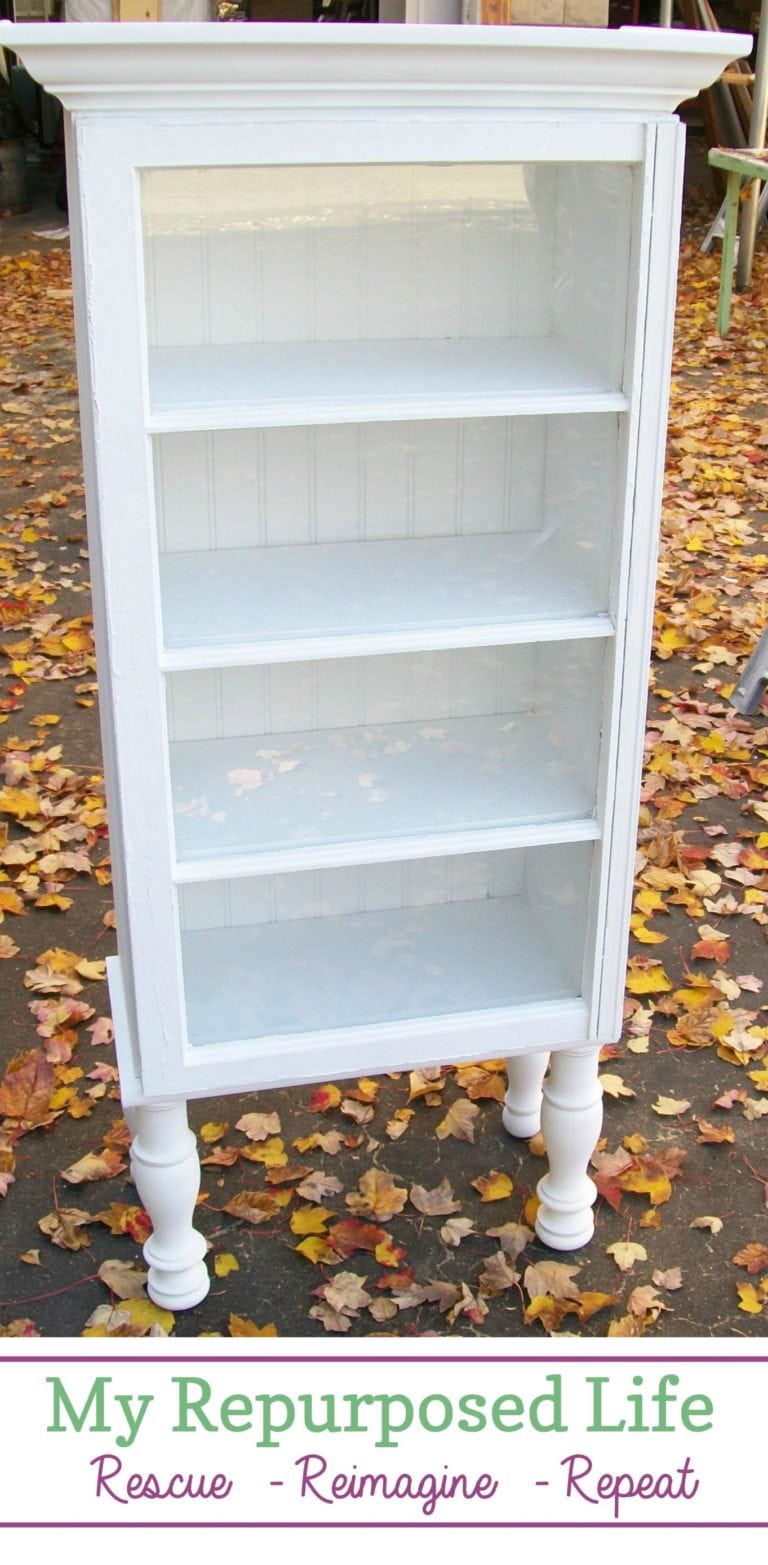 Repurposed Window Cabinets - My Repurposed Life®