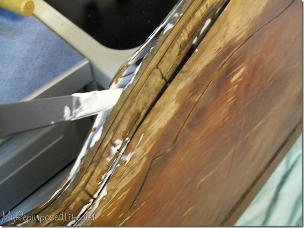 How to repair a headboard - My Repurposed Life® Rescue Re-imagine Repeat