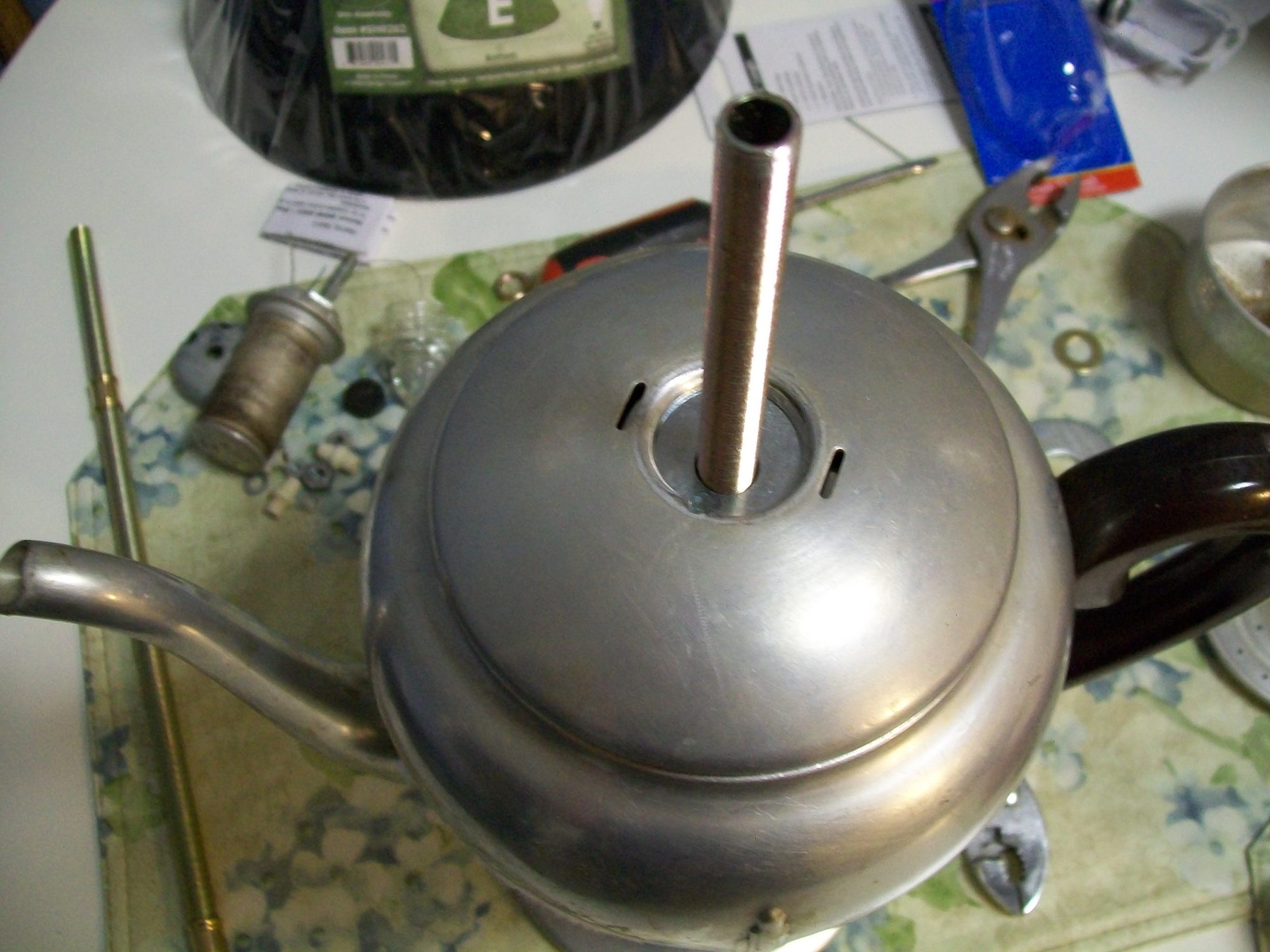 Repurposed Vintage Coffee Pot Lamp - My Repurposed Life®