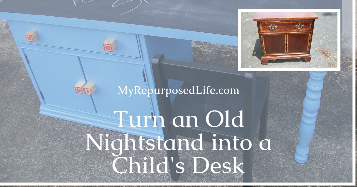 Repurposed Nightstand My Repurposed Life