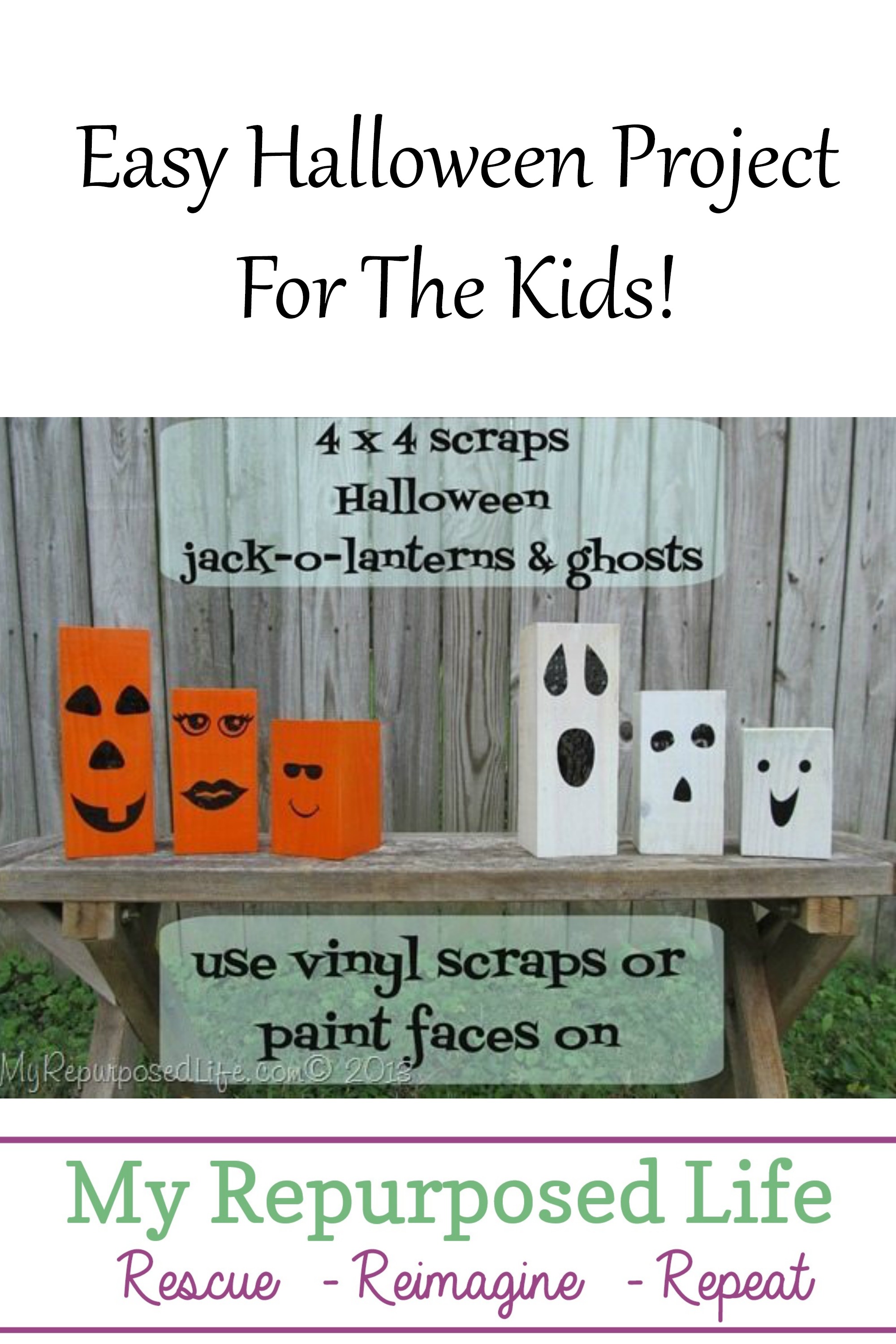 easy Halloween Projects ghosts and jack-o-lanterns