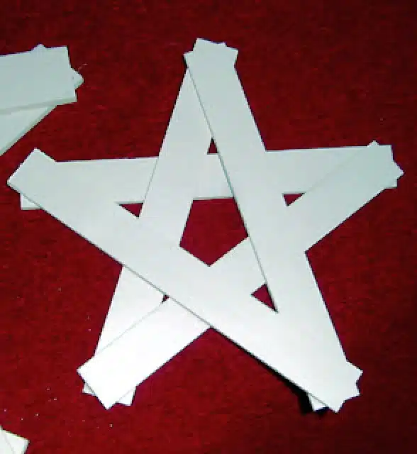 Primitive Star using Paint Sticks - My Repurposed Life®