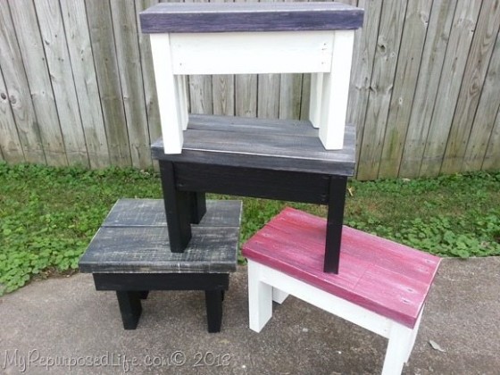 one board stools and benches | easy tutorial - My Repurposed Life ...