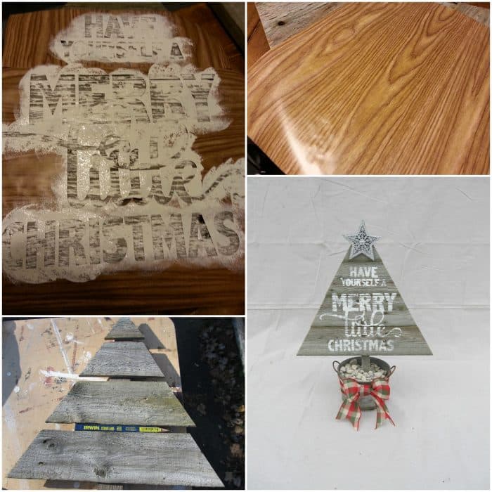 Reclaimed Wood Christmas Trees - My Repurposed Life®