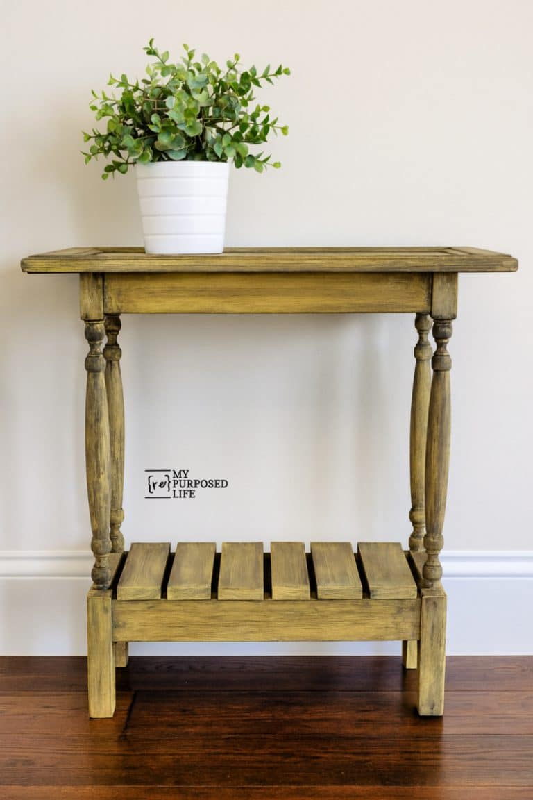 Cabinet Door Table | Easy Build - My Repurposed Life®