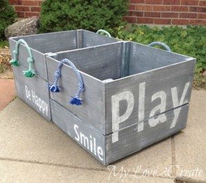 DIY Storage Crates