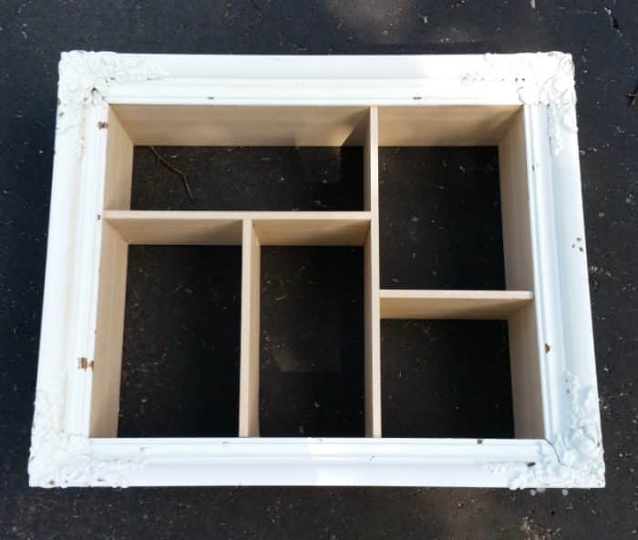 Picture Frame Shadow Box - My Repurposed Life®