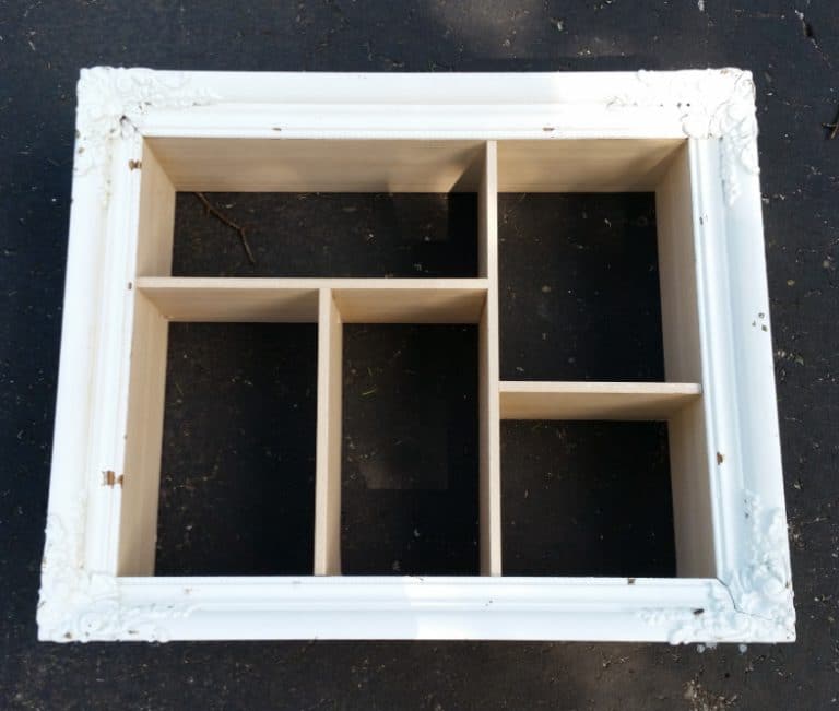 Picture Frame Shadow Box - My Repurposed Life®