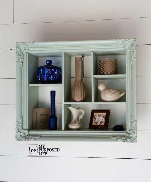 Picture Frame Shadow Box - My Repurposed Life®
