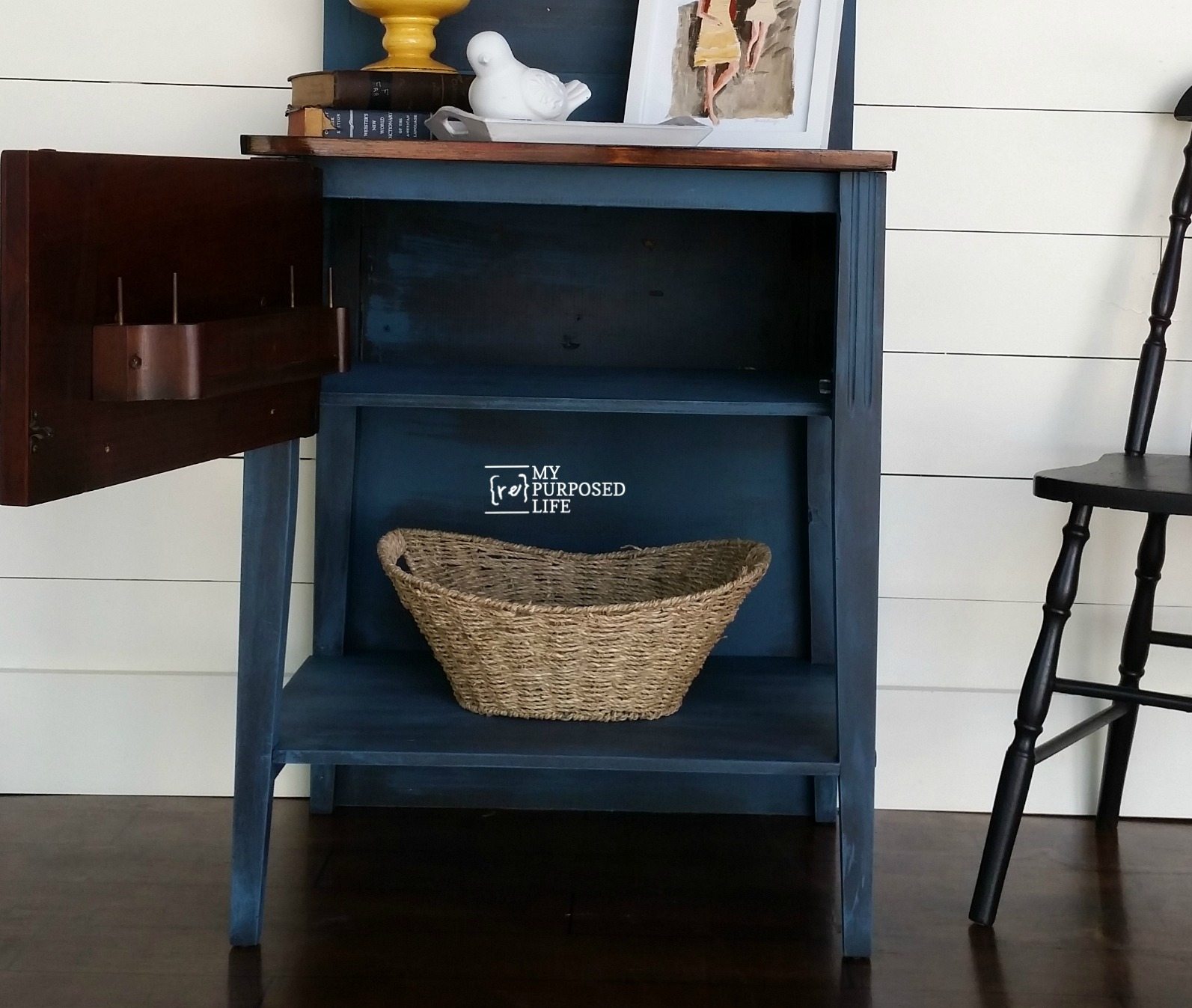 DIY Hall Tree Table - My Repurposed Life®