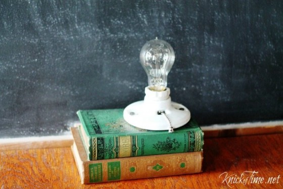 How to make a Repurposed Books Light