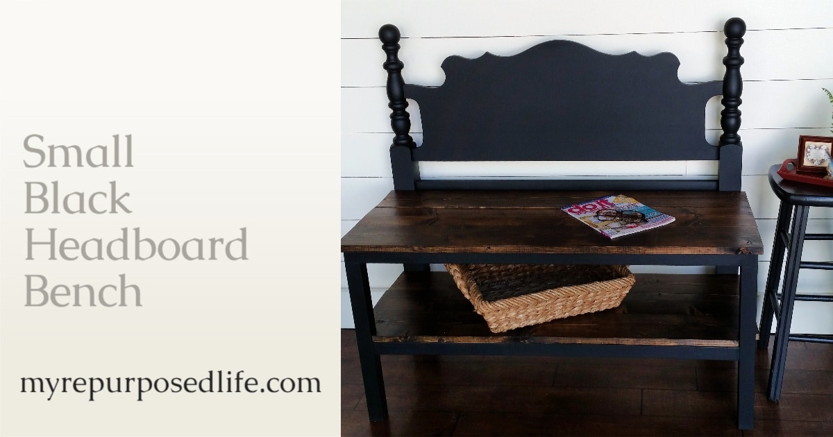 small black bench My Repurposed Life