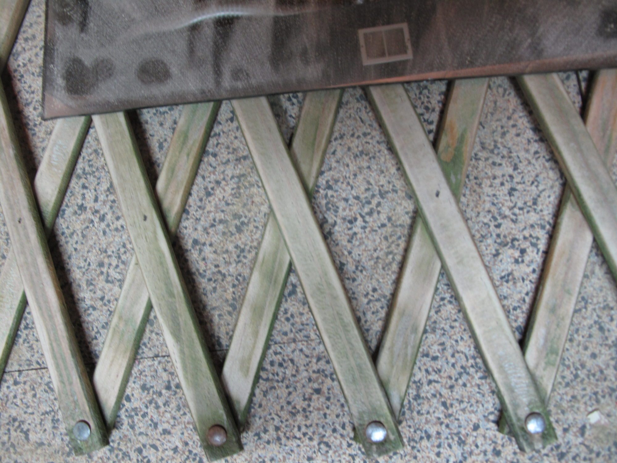 Repurposed Baby Gate Mirror - My Repurposed Life®