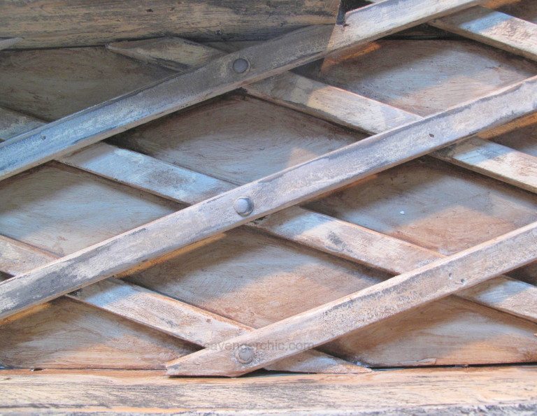 Repurposed Baby Gate Mirror - My Repurposed Life®