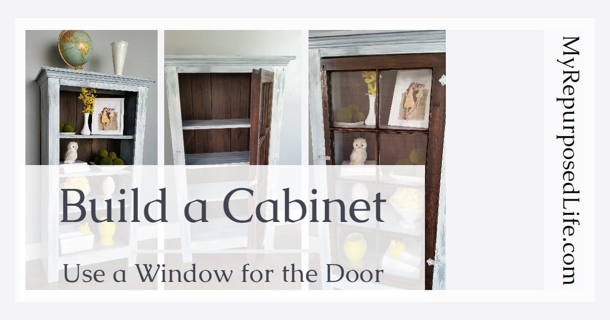 DIY Tall Window Cabinet - My Repurposed Life®