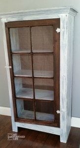 DIY Tall Window Cabinet - My Repurposed Life®