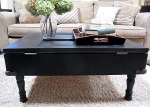 Vintage Door Coffee Table diy - My Repurposed Life®