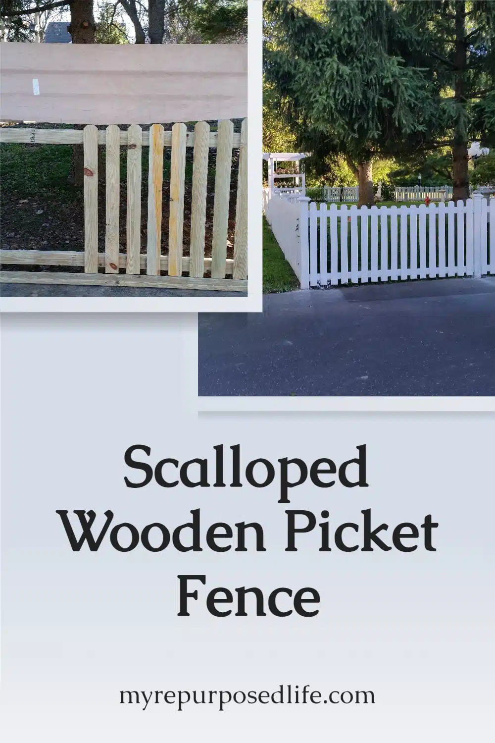 pickets and jig |DIY Picket Fence - My Repurposed Life®