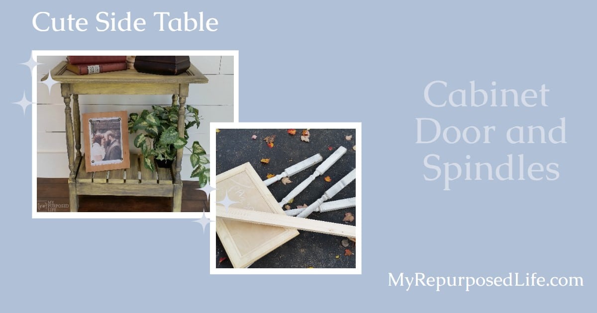 Cabinet Spindles Cabinet Door Table : Easy Build My Repurposed