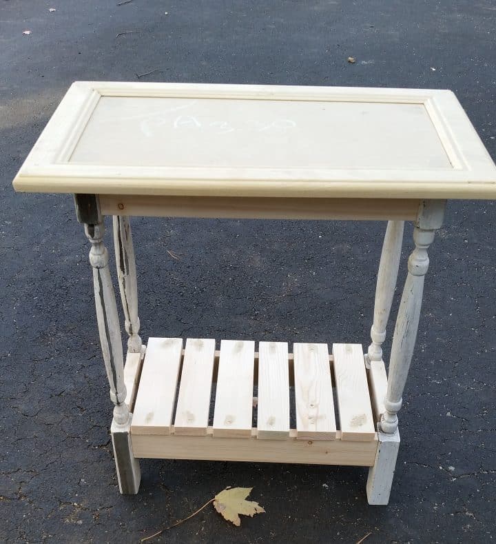 Cabinet Door Table : Easy Build - My Repurposed Life®