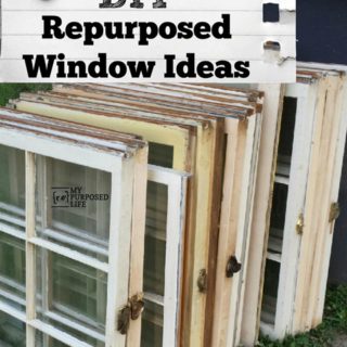 Upcycled Nightstand with Repurposed Window (door) - My Repurposed Life ...