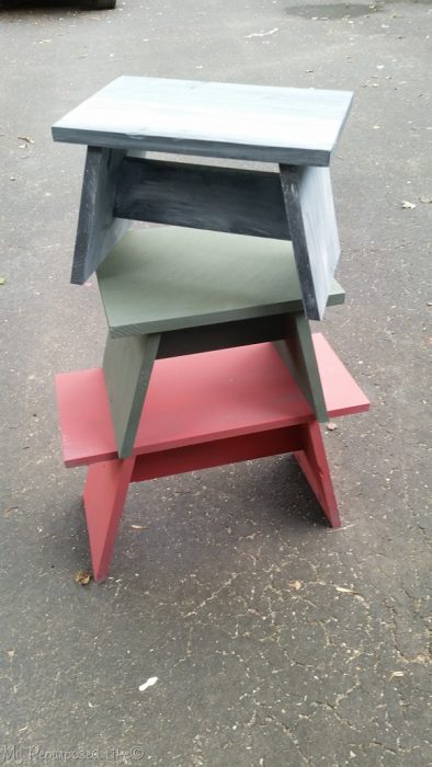 One Board Stools And Benches | Easy Tutorial - My Repurposed Life®