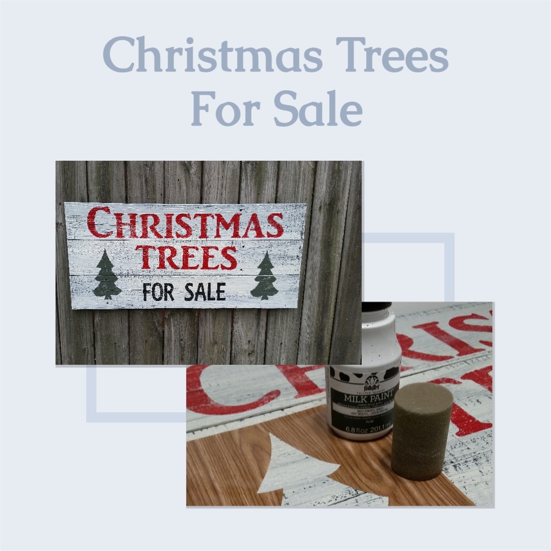 Christmas Trees For Sale Sign - My Repurposed Life®