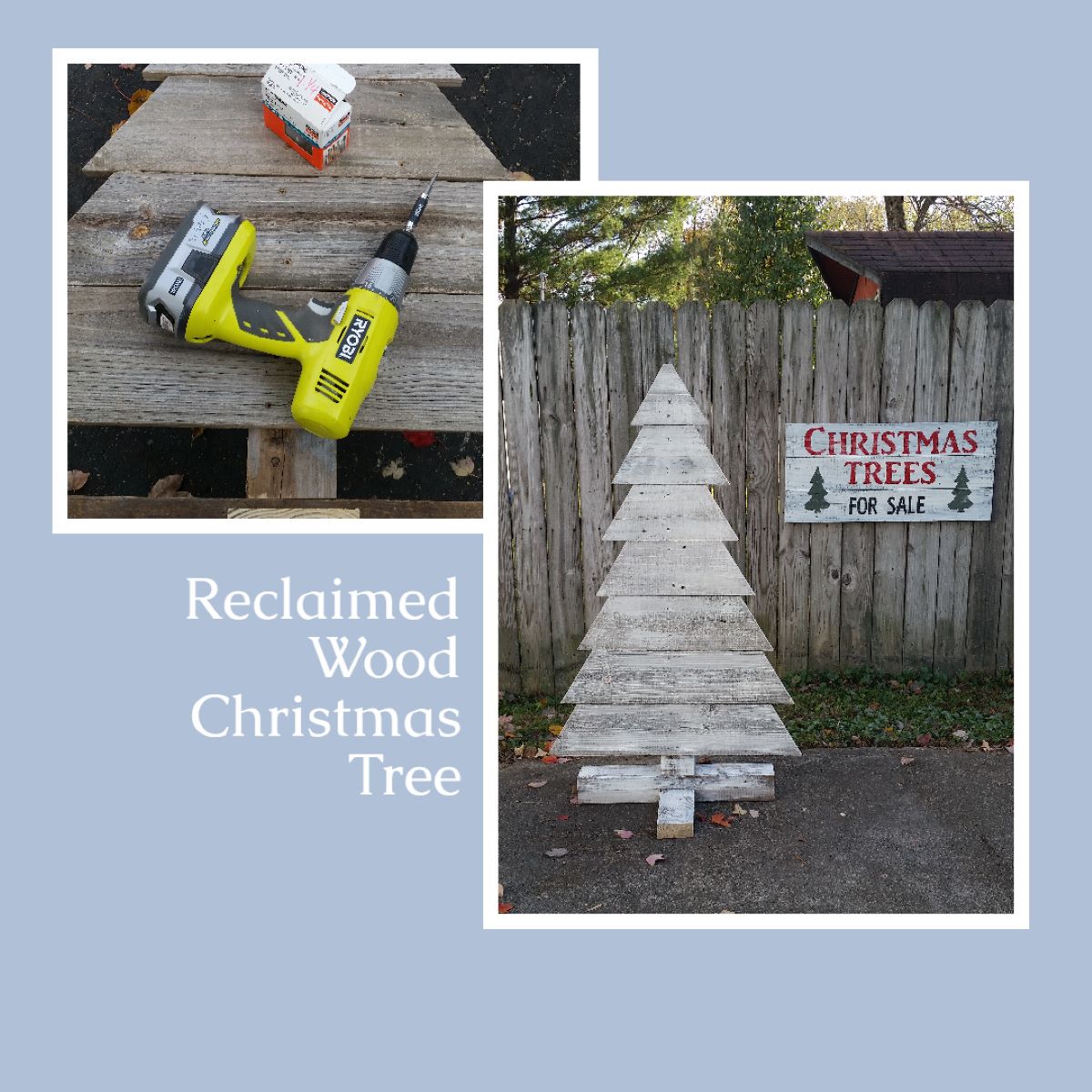 Pallet Christmas Tree - My Repurposed Life®
