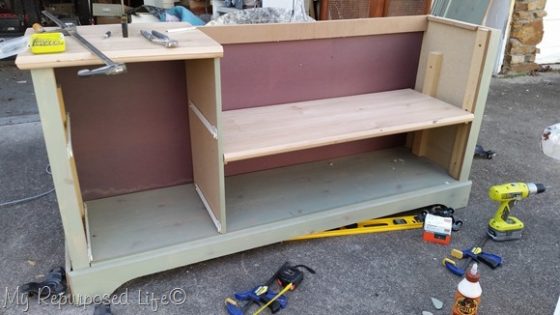 Storage Bench Made From A Dresser - My Repurposed Life®