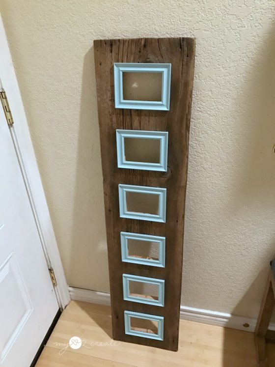 Reclaimed Wood Photo Display - My Repurposed Life®