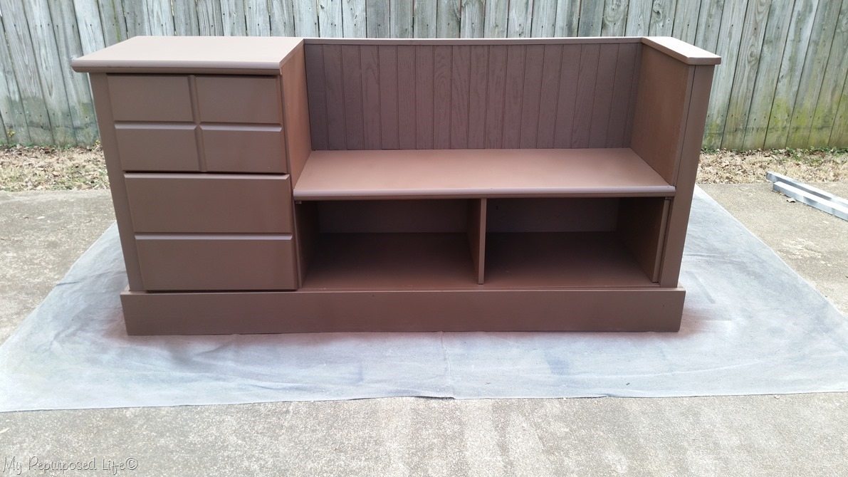 Storage Bench Made From A Dresser - My Repurposed Life®