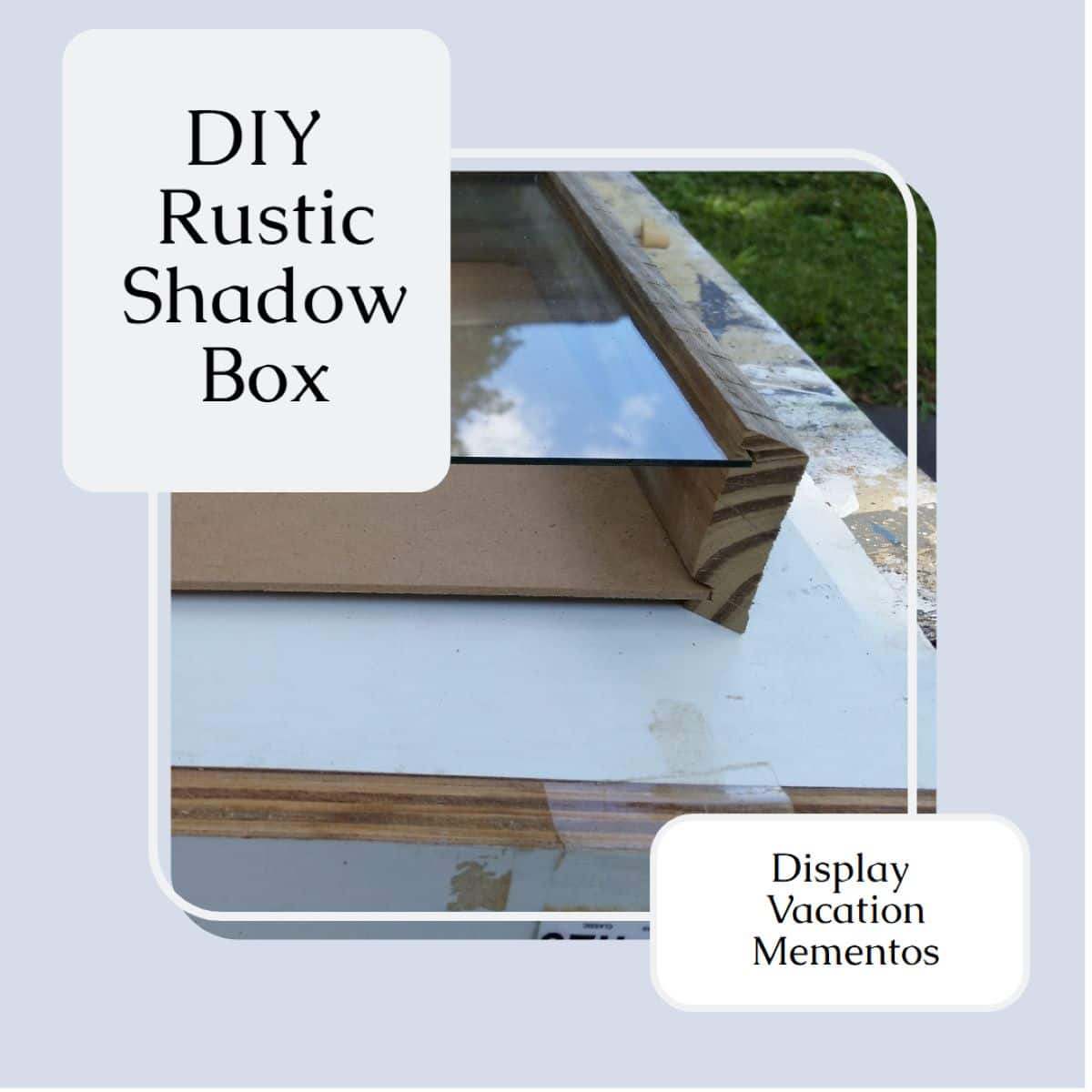 Display Vacation Photos and Keepsakes from the beach in a Rustic Shadow ...