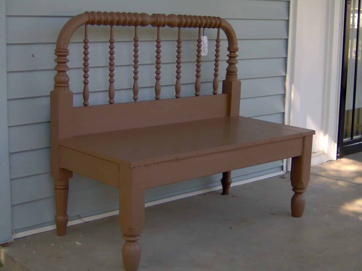 50 Headboard Bench Ideas - My Repurposed Life®