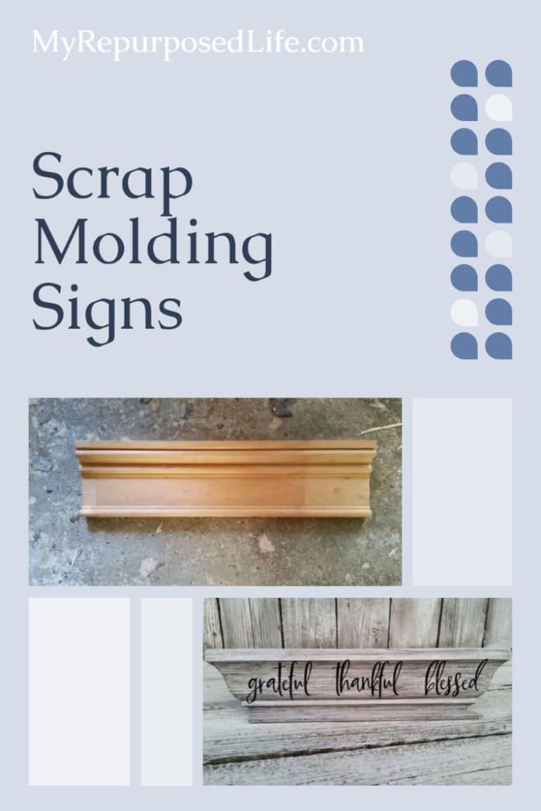 Scrap Molding Signs - My Repurposed Life®