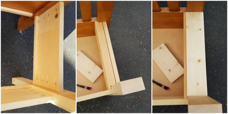 Mission Style Headboard Bench with Storage - My Repurposed Life® Rescue ...