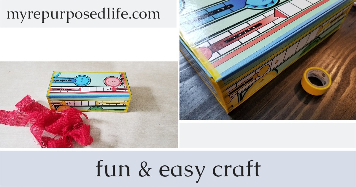 How To Make a Repurposed Sorry Game Board Box - My Repurposed Life®