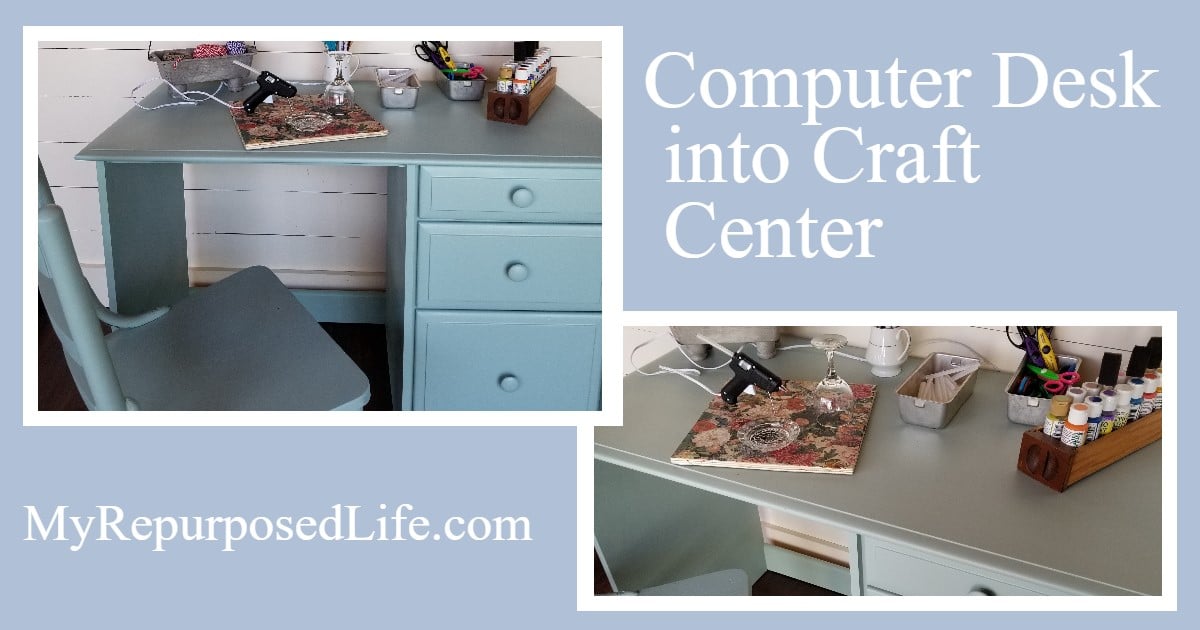 Craft Desk Makeover - My Repurposed Life®