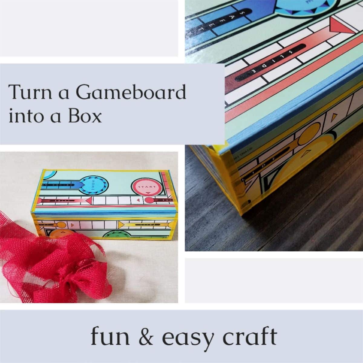 How To Make a Repurposed Sorry Game Board Box - My Repurposed Life®