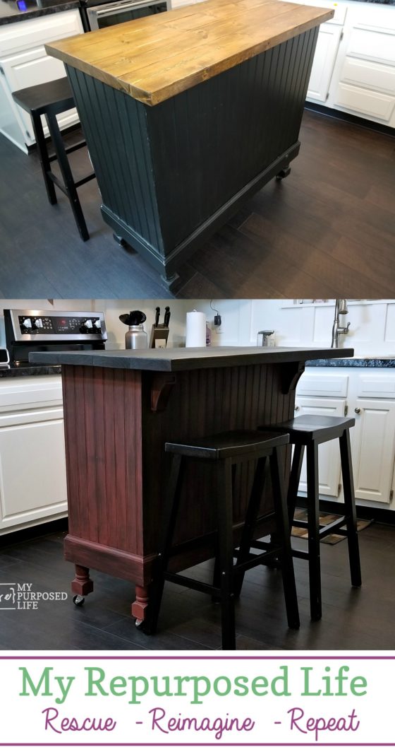 Kitchen Island Table Top and More - My Repurposed Life®