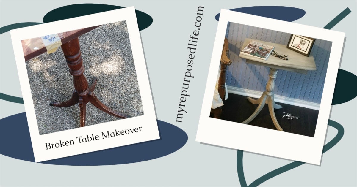 Small Claw Foot Table - My Repurposed Life®