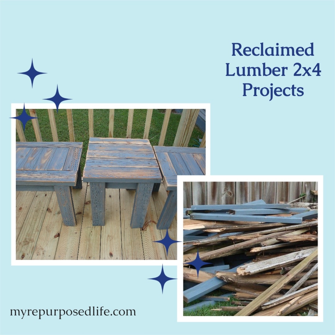 Simple Bench Made From 2x4’s - My Repurposed Life®