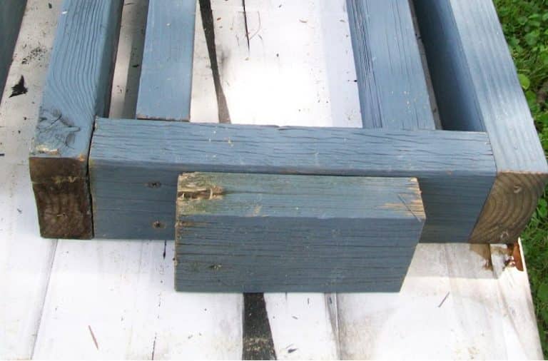 Simple Bench Made From 2x4’s - My Repurposed Life®