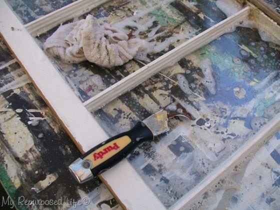 Repurposed Window Cabinets - My Repurposed Life®