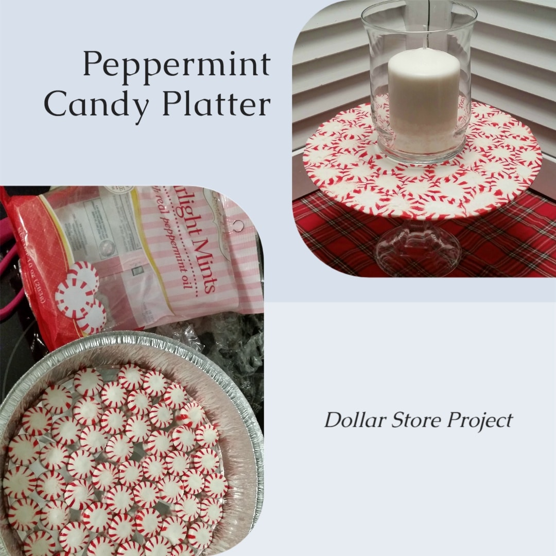 Peppermint Platter | Easy Christmas Project - My Repurposed Life ...