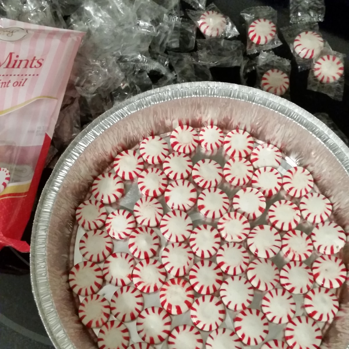 Peppermint Platter | Easy Christmas Project - My Repurposed Life®