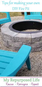 DIY fire pit and more on my Outdoor Overhaul - My Repurposed Life®