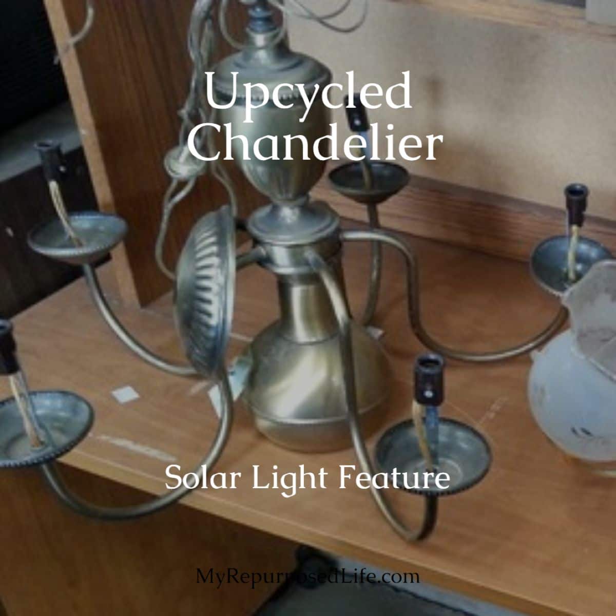 Chandelier Solar Light | Hanging Solar Light - My Repurposed Life®