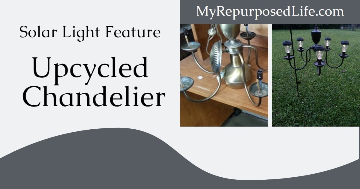 Chandelier Solar Light | Hanging Solar Light - My Repurposed Life®
